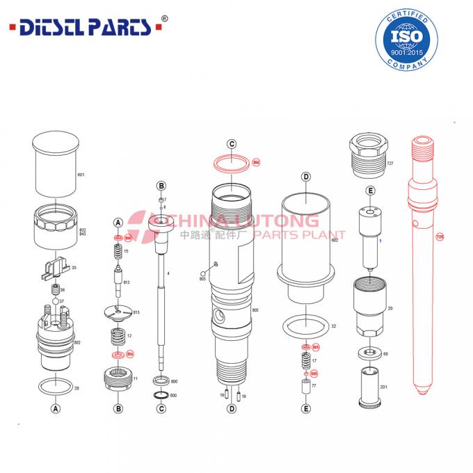 Fuel Injector 0 445 120 217/0445120217 for Bosch Common Rail Injector ...