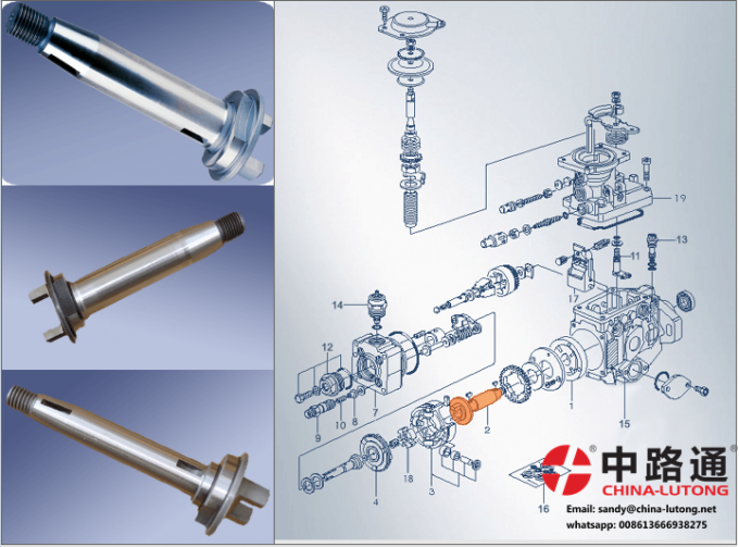 Diesel pump parts Drive Shaft 1 466 100 401 Drive for Fuel Distributor ...